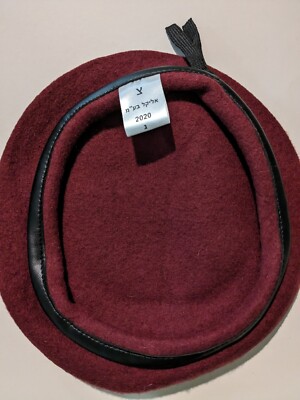 Israel IDF Insignia The beret of the Red color paratrooper brigade | eBay