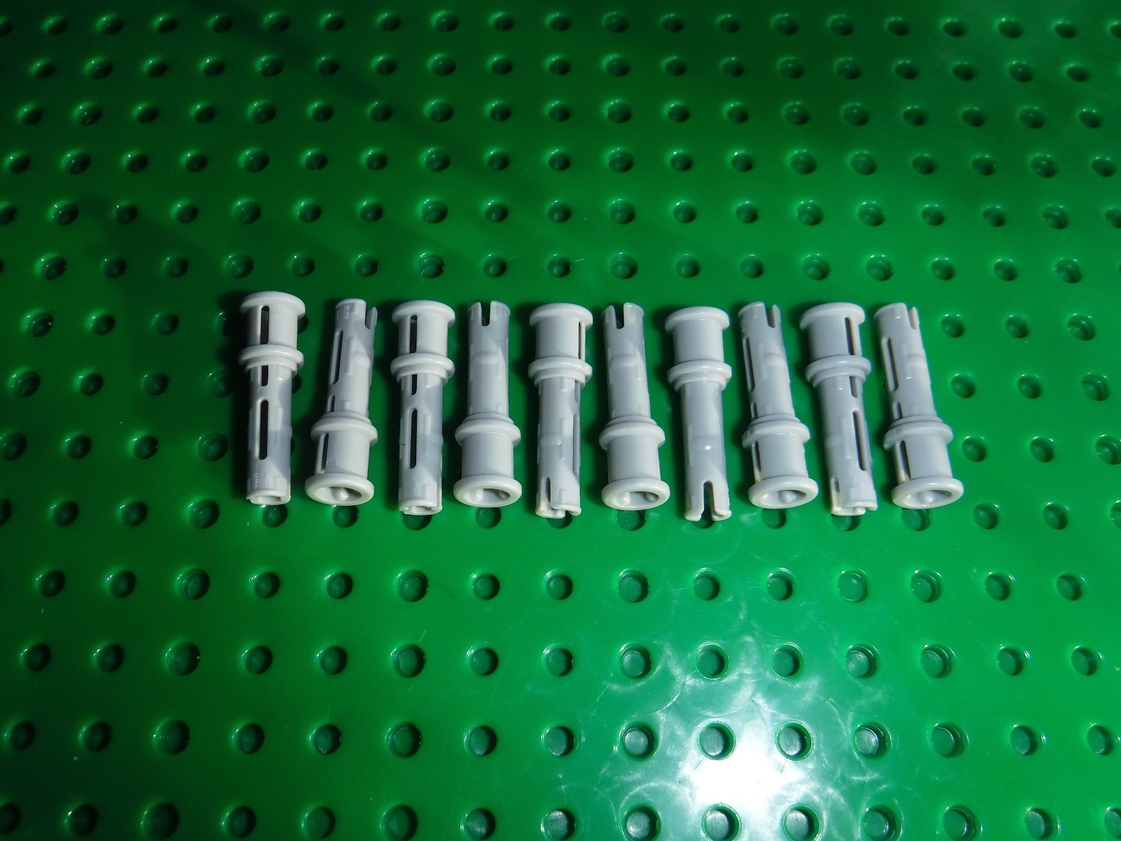 10 x NEW LEGO TECHNIC PIN 3L WITH FRICTION RIDGES & STOP BUSH 4211865 ...