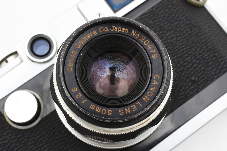 [Near MINT] Canon Model L2 Rangefinder L39 LTM Leica 50mm f2.8 Lens ...