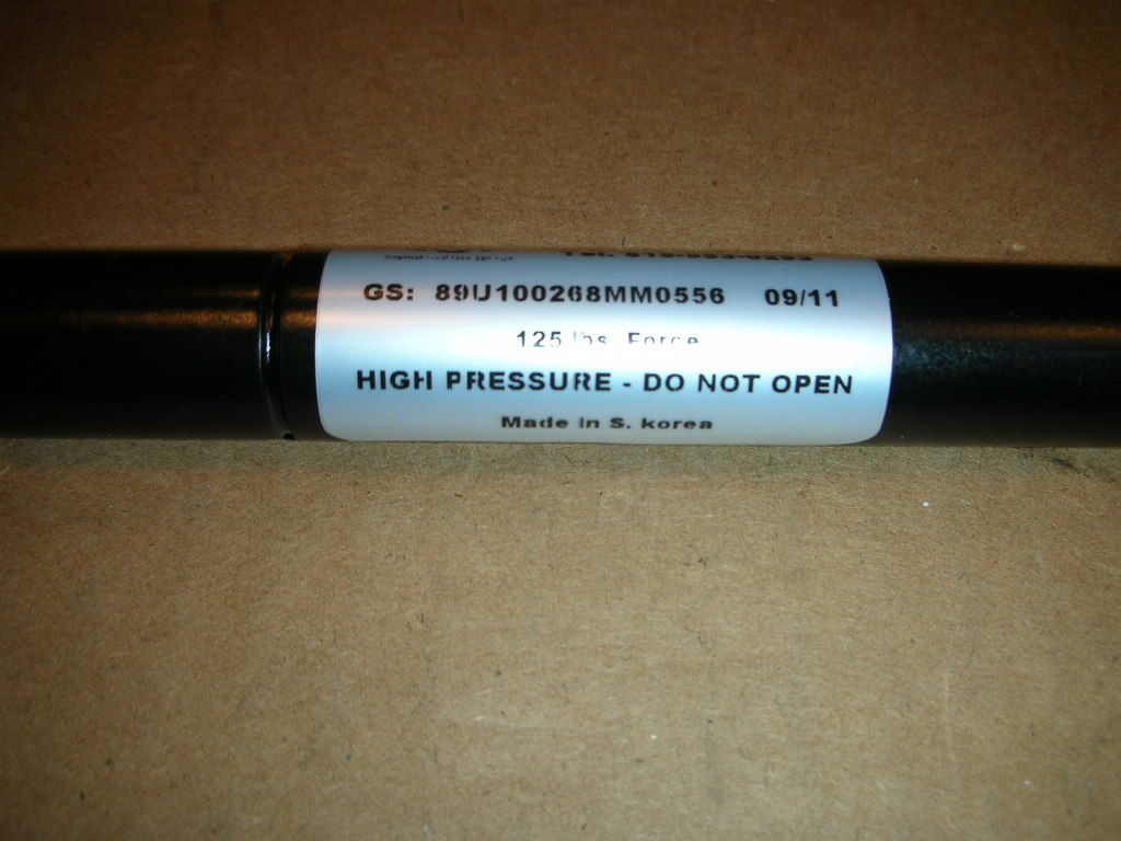 IGS VOLUMELINE GAS SHOCK 12" L 3.9" STROKE 89U100268MM0556 125 LBS ...