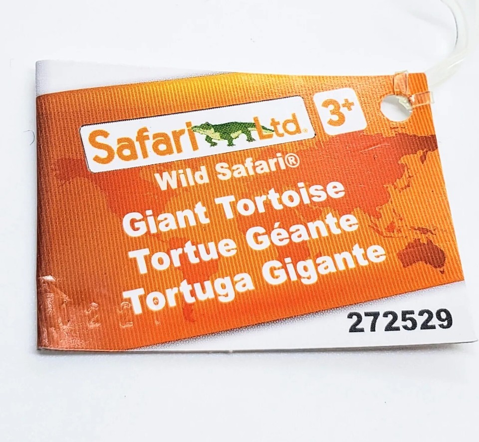 Giant Tortoise Wild Safari Figure Safari Ltd Lifelike Reptile Toy ...