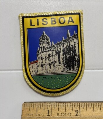 Lisboa Lisbon Portugal Souvenir Puffy Fabric Patch Badge | eBay