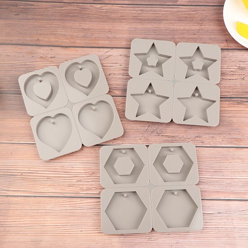 DIY silicone molds candles aroma wax tablets mould car pendant ...