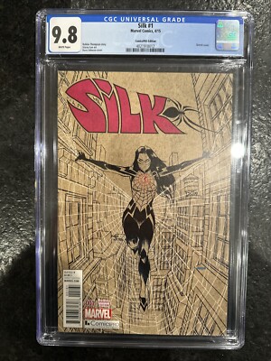 Silk #1 CGC 9.8 ComicsPRO Variant Edition Sketch Cover | eBay