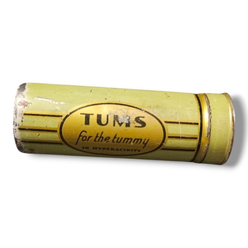 1940’s TUMS Green Tin 10 Cent Roll Of Tums For The Tummy Push Up Bottom ...