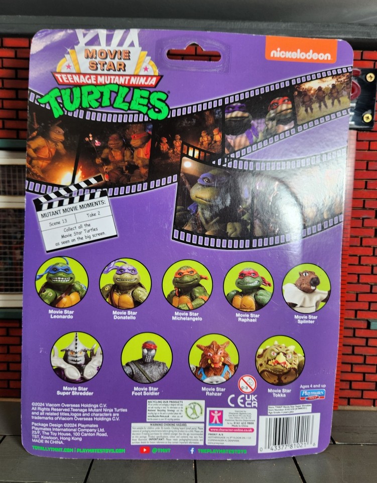 Teenage Mutant Ninja Turtle Action Figure - Re-Issue - Movie Star ...
