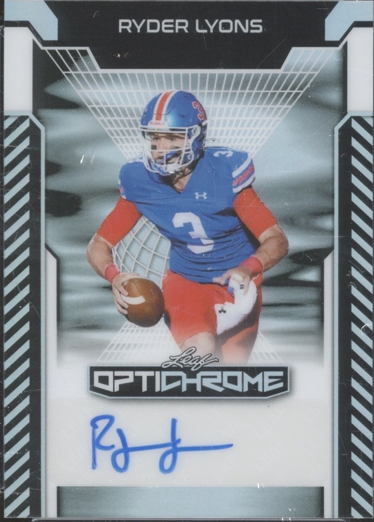 2025 Leaf Optichrome - Autographs Ryder Lyons, Ryder Lyons #BA-RL3 ...