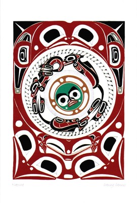 Nature Danny Dennis Art Card Tsimshian Northwest Coast Native | eBay