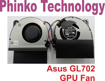 NEW GPU Cooling FAN for Asus ROG Strix GL702 GL702V GL702VT Gaming ...