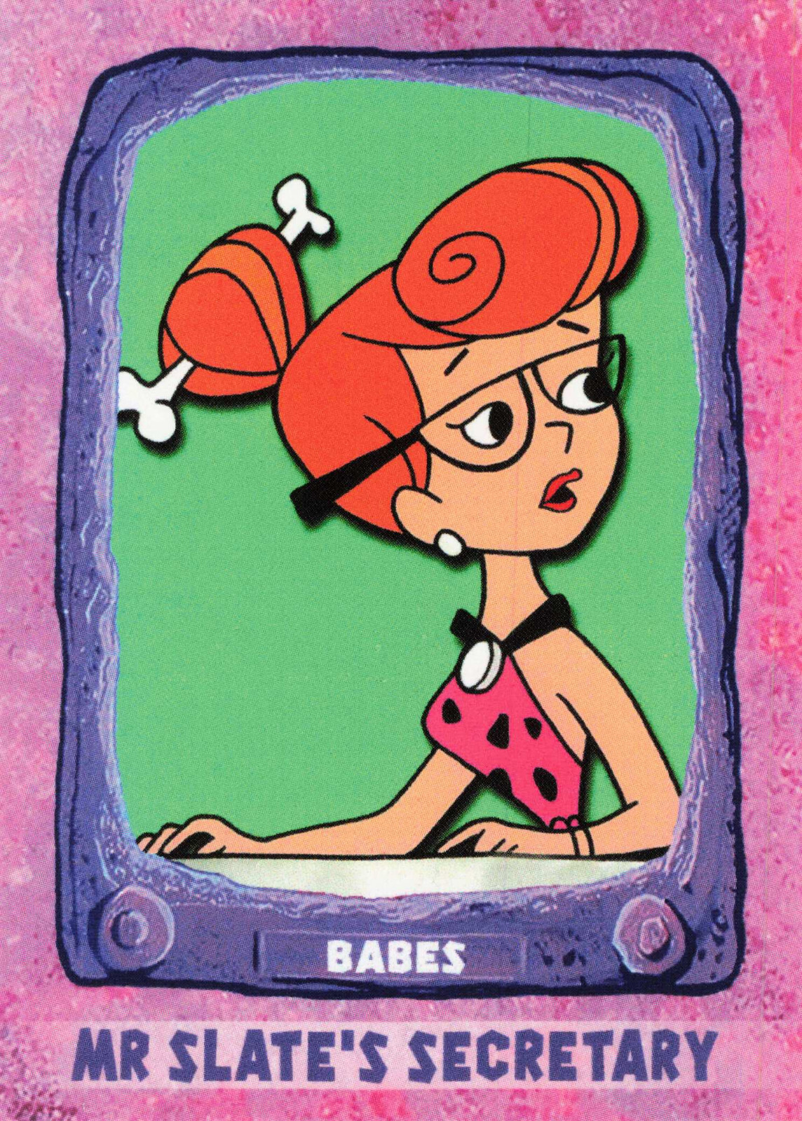 Mr Slate's Secretary Babes The Flinstones Chris51 Parody Card Bedrock ...