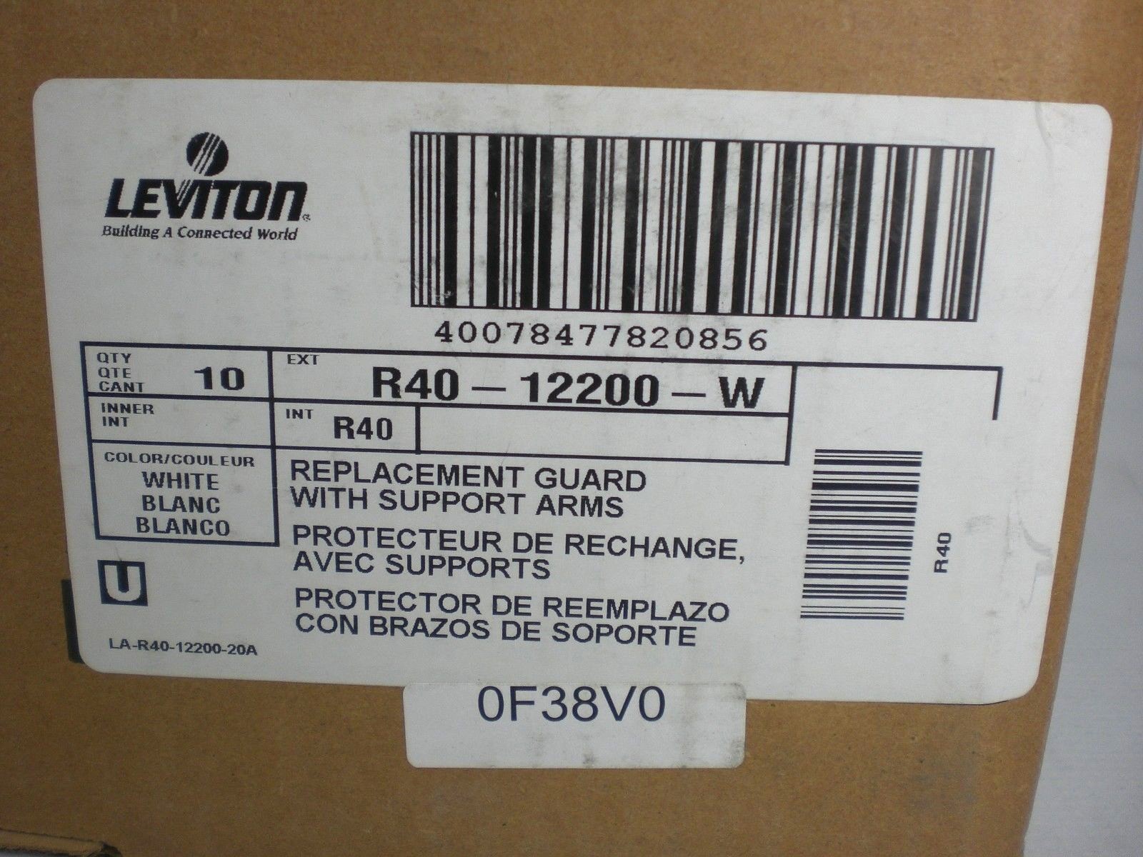 Leviton R40-12200-W Bulb Guards (Qty 2) NEW | eBay