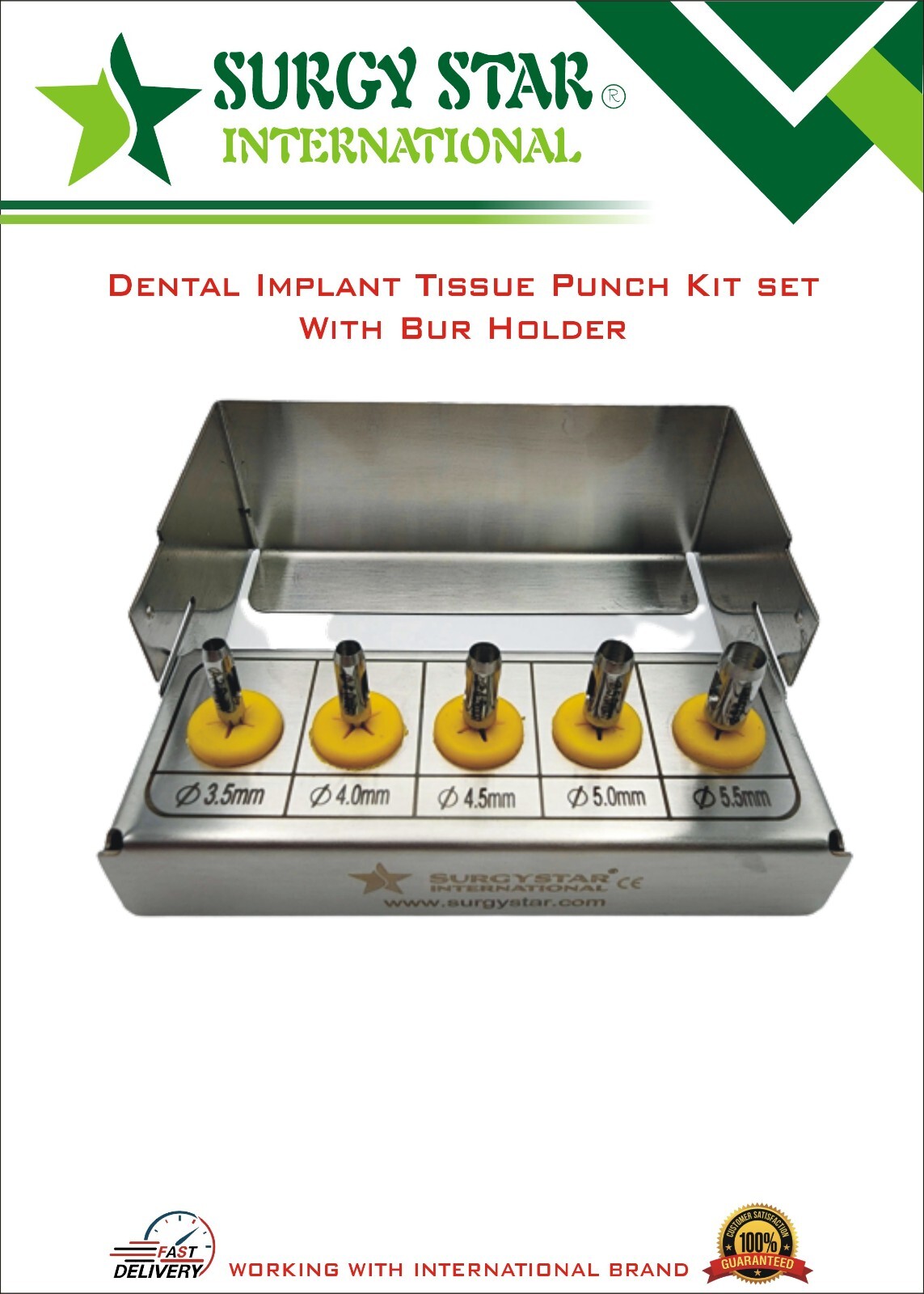 Sinus Lift Dental Implant Tissue Punch KIT 5 Pcs | eBay