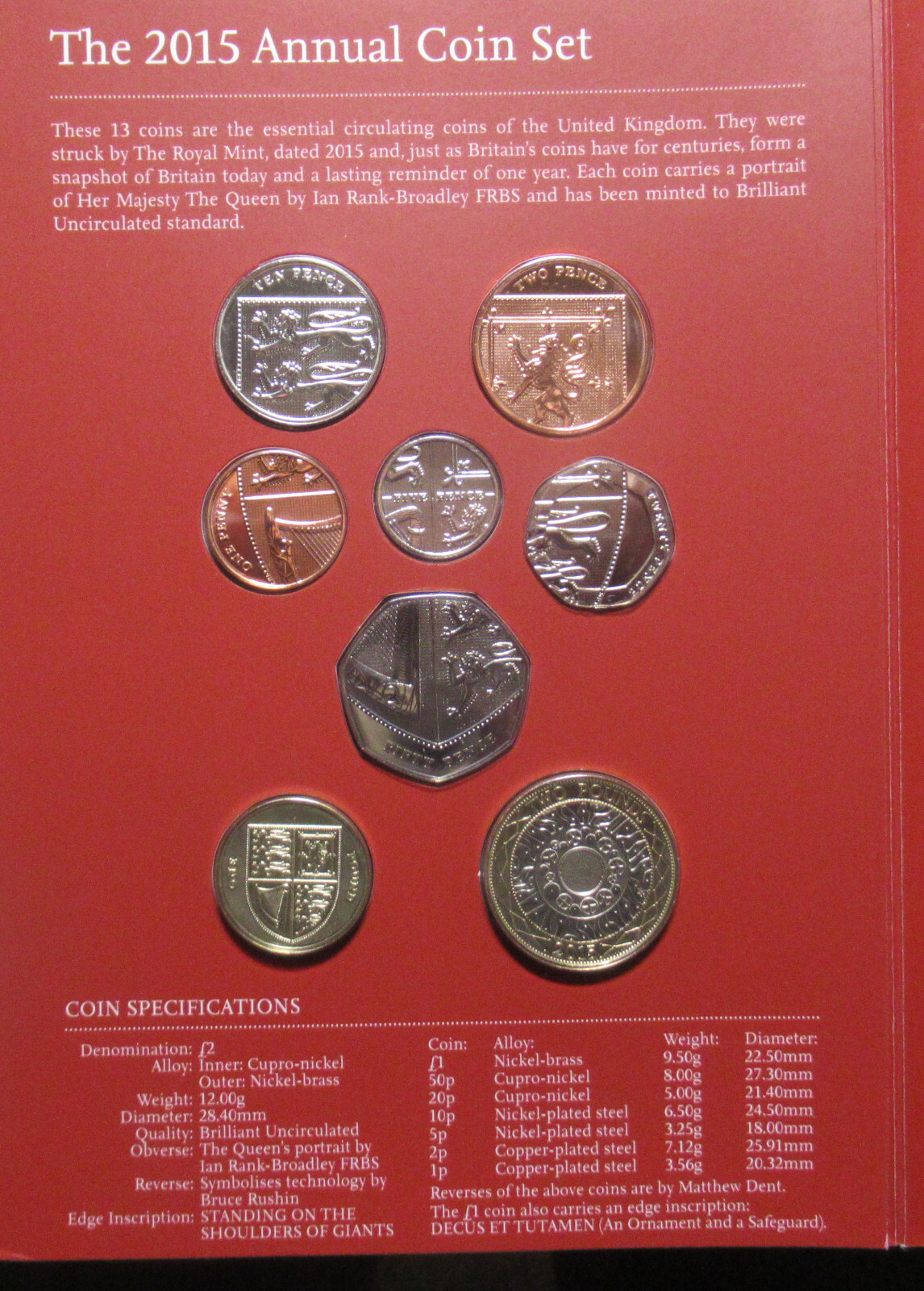 United Kingdom 2015 Royal Mint Annual Collector Pack 13 coins NICE | eBay