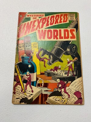 MYSTERIES OF UNEXPLORED WORLDS #9 1958 BILL MOLNO STEVE DITKO COMIC O1 ...