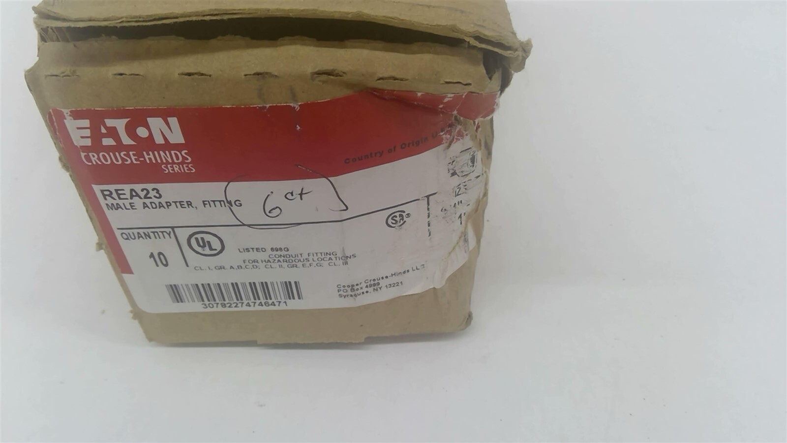 Eaton Crouse Hinds Series RE23 Male Adapter Fitting 1" Conduit Lot Of ...