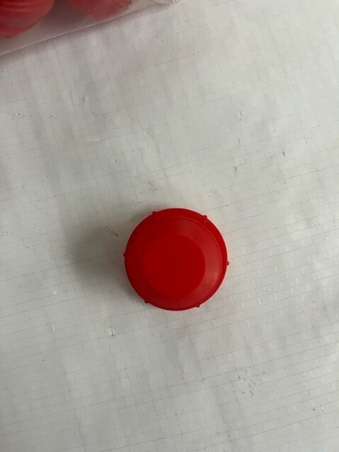 Threaded Plastic Plugs for Flared JIC Fittings PD-140 RED. 80 IN BAG | eBay