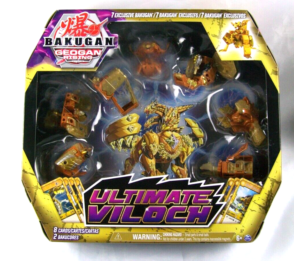 Bakugan Ultimate Viloch 7-in-1 Bakugan Includes BakuCores and Tradi ...