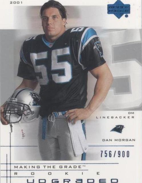 2001 UD Graded - Making the Grade Rookie Dan Morgan #68 Portrait /900 ...