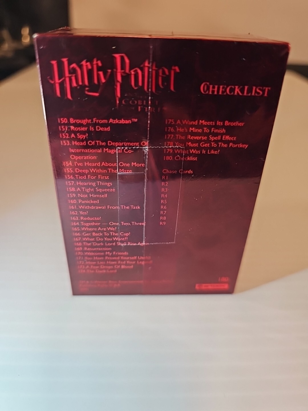 Unopened Harry Potter and the Goblet of Fire Update Base 90 Card Set 91 ...