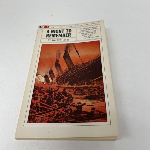 A Night to Remember, by Walter Lord, 1964 edition, TITANIC History, pbk ...