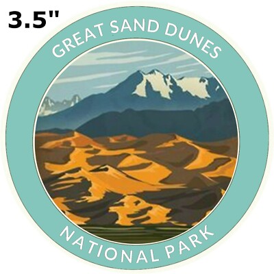 Great Sand Dunes National Park Embroidered Patch Iron-On Souvenir ...