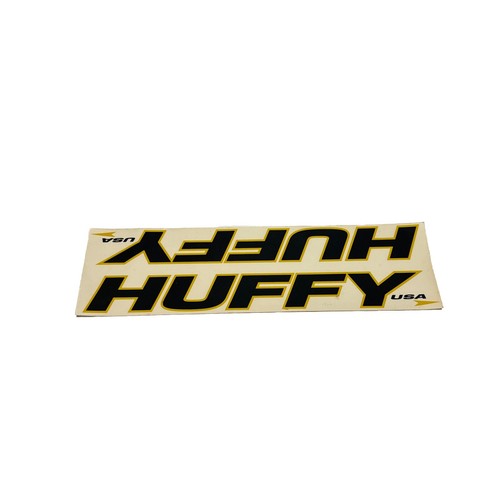 Sticker Decal Huffy BMX Black Yellow MTB Vintage 1980s 1990s | eBay