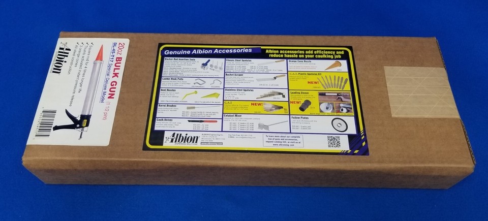 Albion DL-45-T17 Professional Line Special Deluxe Manual Bulk Caulking ...