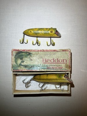 Vintage Heddon Bassers Antique Fishing Lures Tackle Bait | eBay