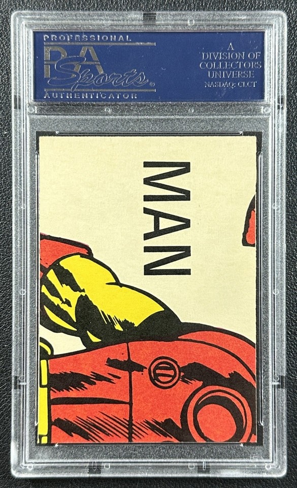 HULK WHEN I WAS A 82 LB WEAKLING. PSA 7 1966 DONRUSS MARVEL SUPER ...