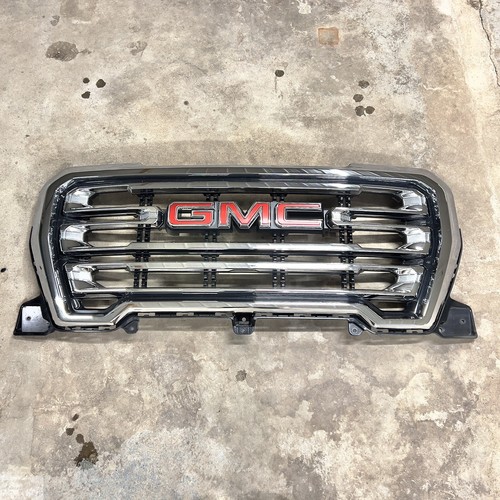 2019 2021 GMC Sierra 1500 SLT AT4 front upper bumper grille CHROME ...