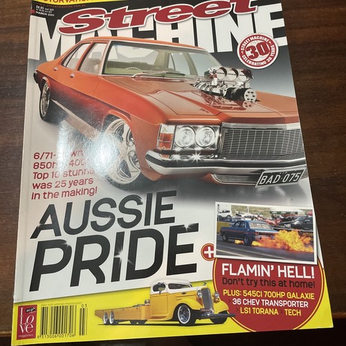 STREET MACHINE MAGAZINE MARCH 2011 POSTER INTACT | eBay Australia