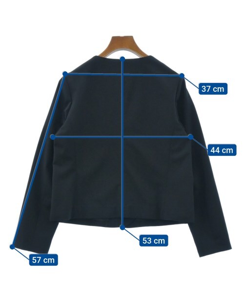 Unaca Collarless Jacket Navy 38(Approx. M) 2200487538029 | eBay Unaca Collarless Jacket Navy 38(Approx. M) 2200487538029 | eBay
