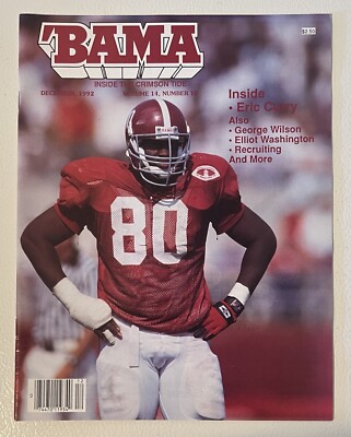 Bama-Inside the Crimson Tide Magazine. Dec. 1992. Vol. 14 #10 National ...