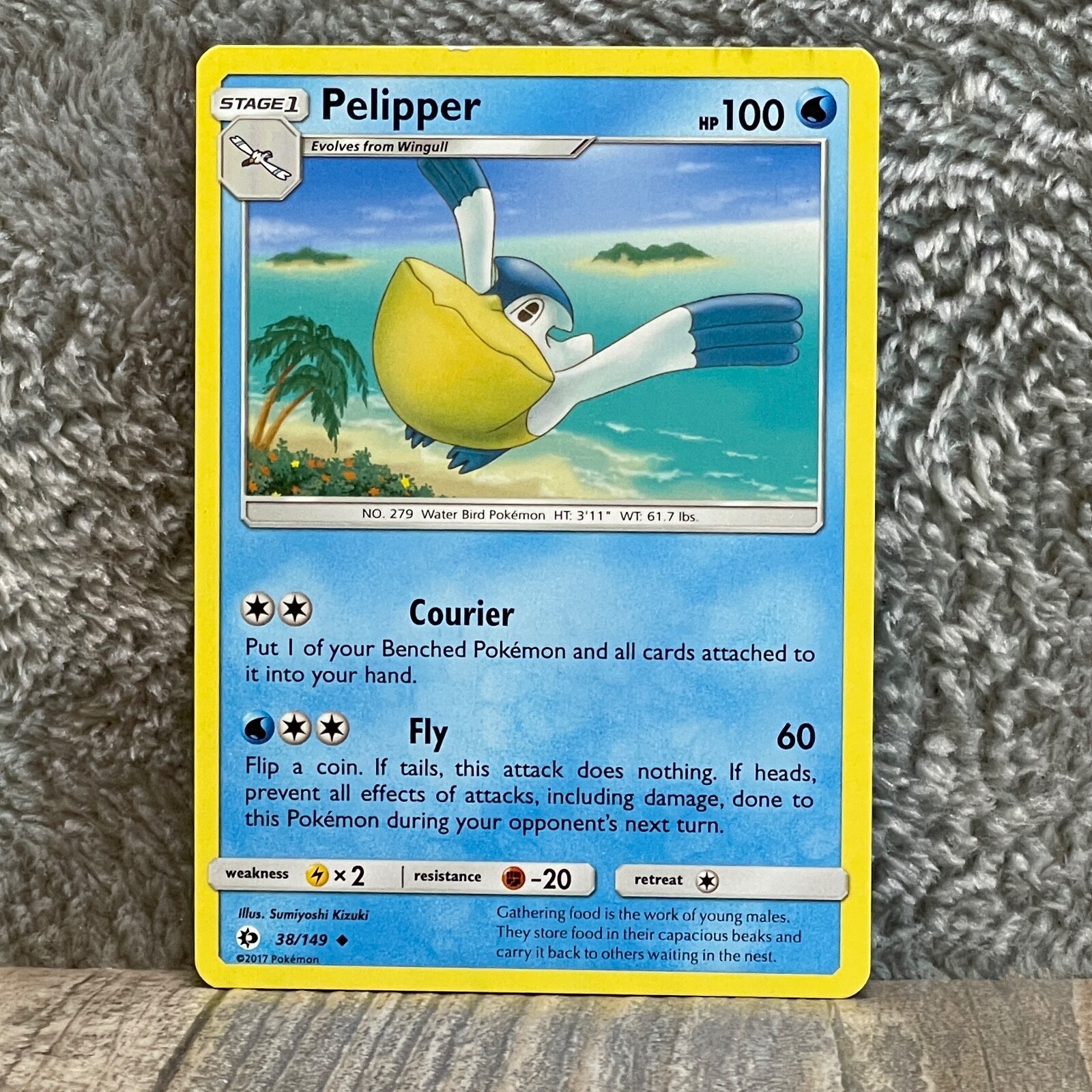 Pokémon TCG Pelipper Sun & Moon 38/149 Regular | eBay