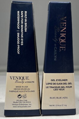 (2 PACK) (AS IS) Venique Beauty By Cailyn Gel Liner Blue, 0.14 oz. | eBay