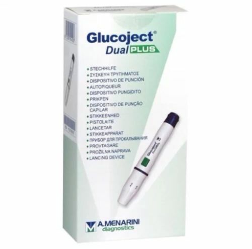 Glucoject Dual Plus Blood Glucose Lancet Lancing Device For Glucomen ...