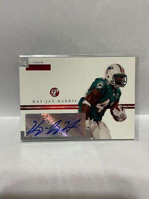 2005 Topps Pristine Personal Endorsements Autographs #KH Kay-Jay Harris ...