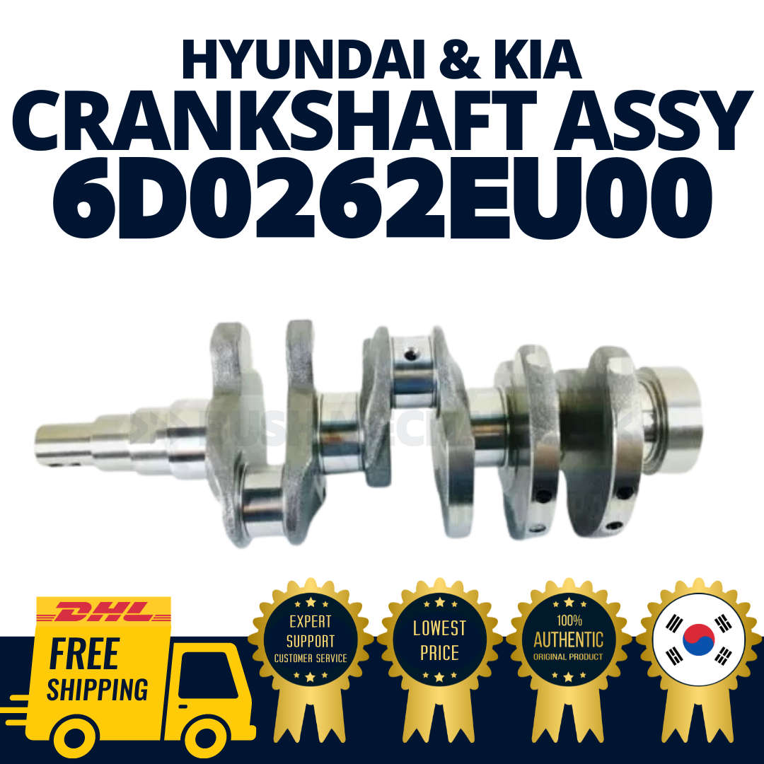 GENUINE OEM Hyundai Kia Crankshaft Assy 6D0262EU00 Elantra Soul ...