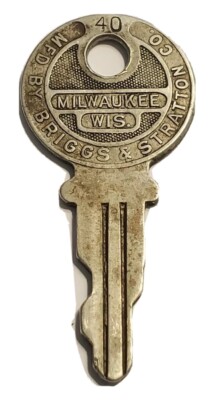 Basco cut key by Briggs & Stratton, #40, antique | eBay