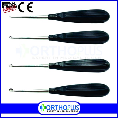 Spratt Brun Bone Curette Bundle Straight 26 cm Fig. 0-00000 (Set of 5) Black | eBay