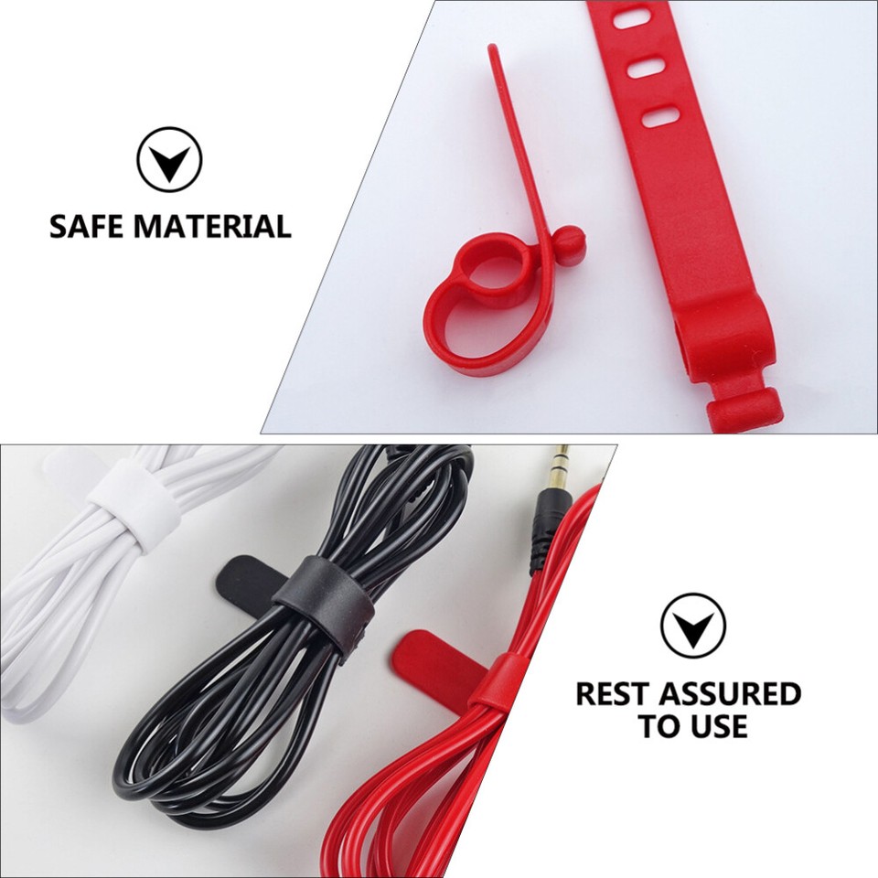 50 Pcs Cord Keeper Cable Manager Office Ties Electronics Management ...