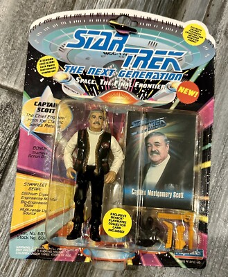 1993 Star Trek Next Generation Captain Montgomery Scott Playmates New ...