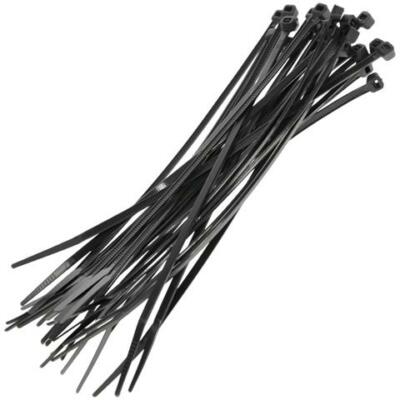 FASCETTE DA CABLAGGIO E FISSAGGIO NERA MM.540X7,5 100PZ - GIGRA LINE ...