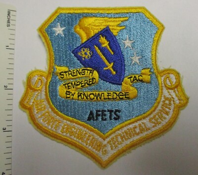 US AIR FORCE ENGINEERING TECHNICAL SERVICE PATCH AFETS intage Original ...
