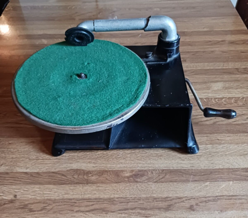 ~Antique 1916 Vanophone Cast Iron 78rpm Crank Phonograph~ | eBay