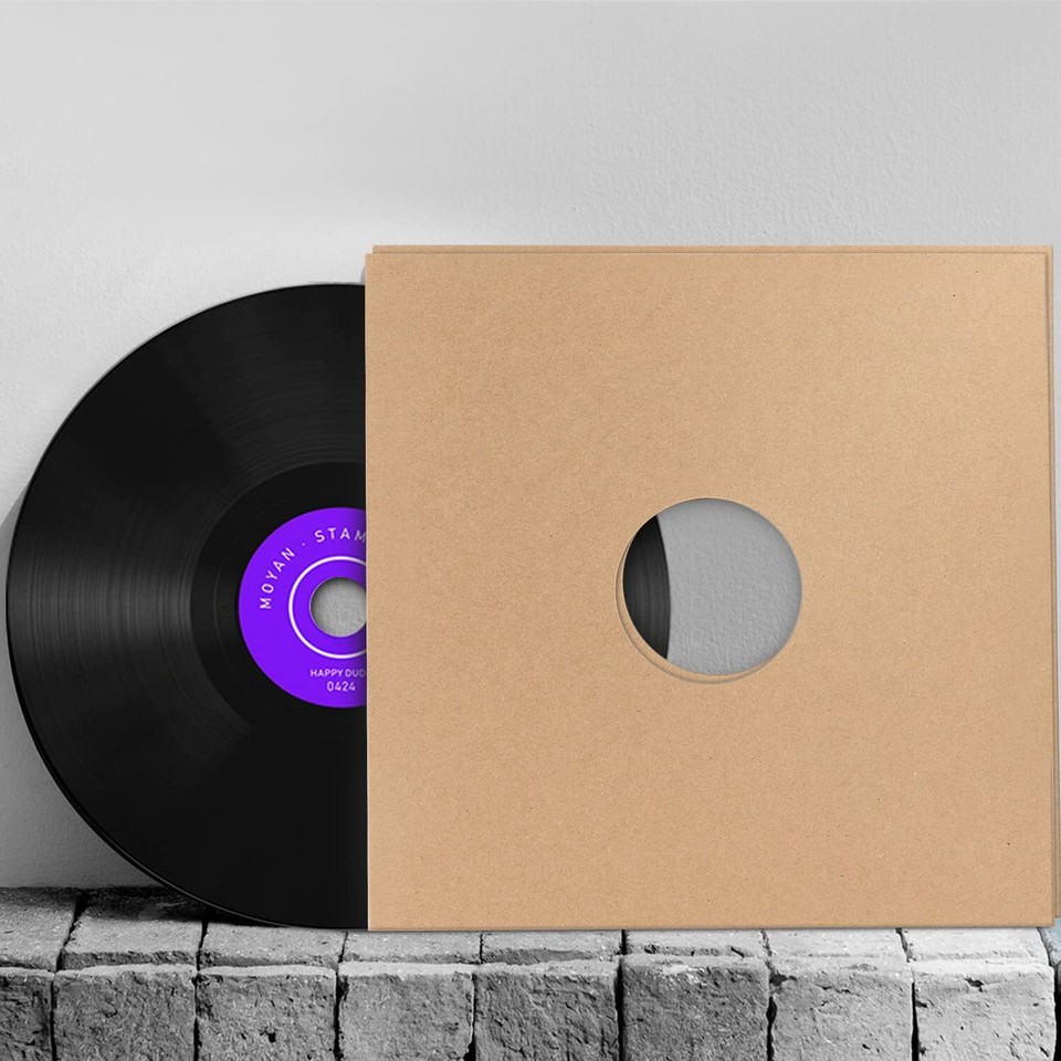 Facmogu 10PCS 12in Vinyl Record LP JacketsThick 350gsm Cardboard Vinyl ...