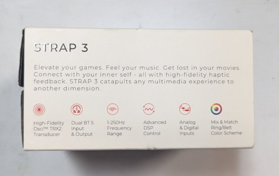 WOOJER STRAP 3 Multimedia Haptic Feedback Strap w/ Smart Assistant ...