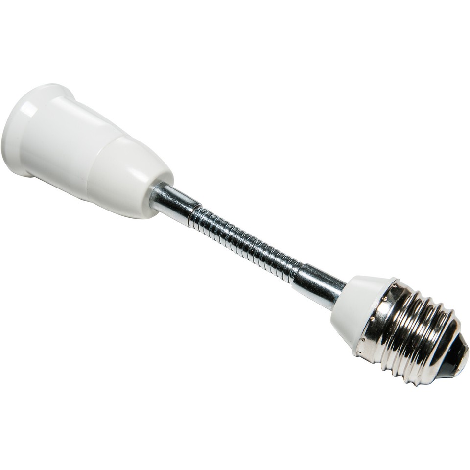 6.5-Inch Light Bulb Extension Flexible Gooseneck Standard Medium Base ...