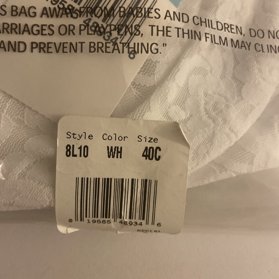 Bali 8L10 Lace 'N Smooth Shaping Body Briefer- White- SZ 40C | eBay