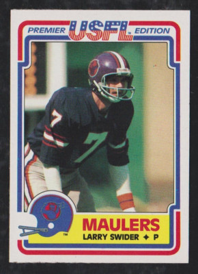 1984 TOPPS USFL FOOTBALL - YOU PICK #1 - #132 NMMT **** FREE SHIPPING ...